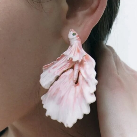 Zara | Jewelry | Zara Limited Edition Fish Earrings | Poshmark